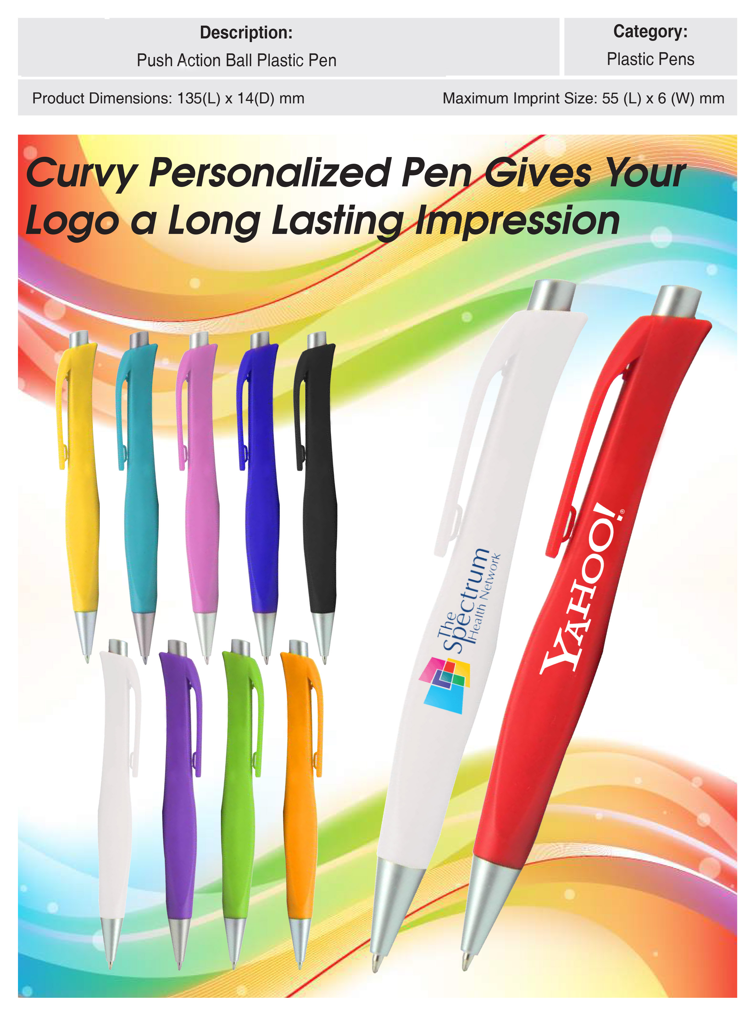 Push Action Ball Plastic Pen - Infinity Avenue Resources Sdn Bhd ...